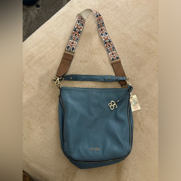 Jessica Simpson | Bags | Jessica Simpson Leather Like Turquoise ...